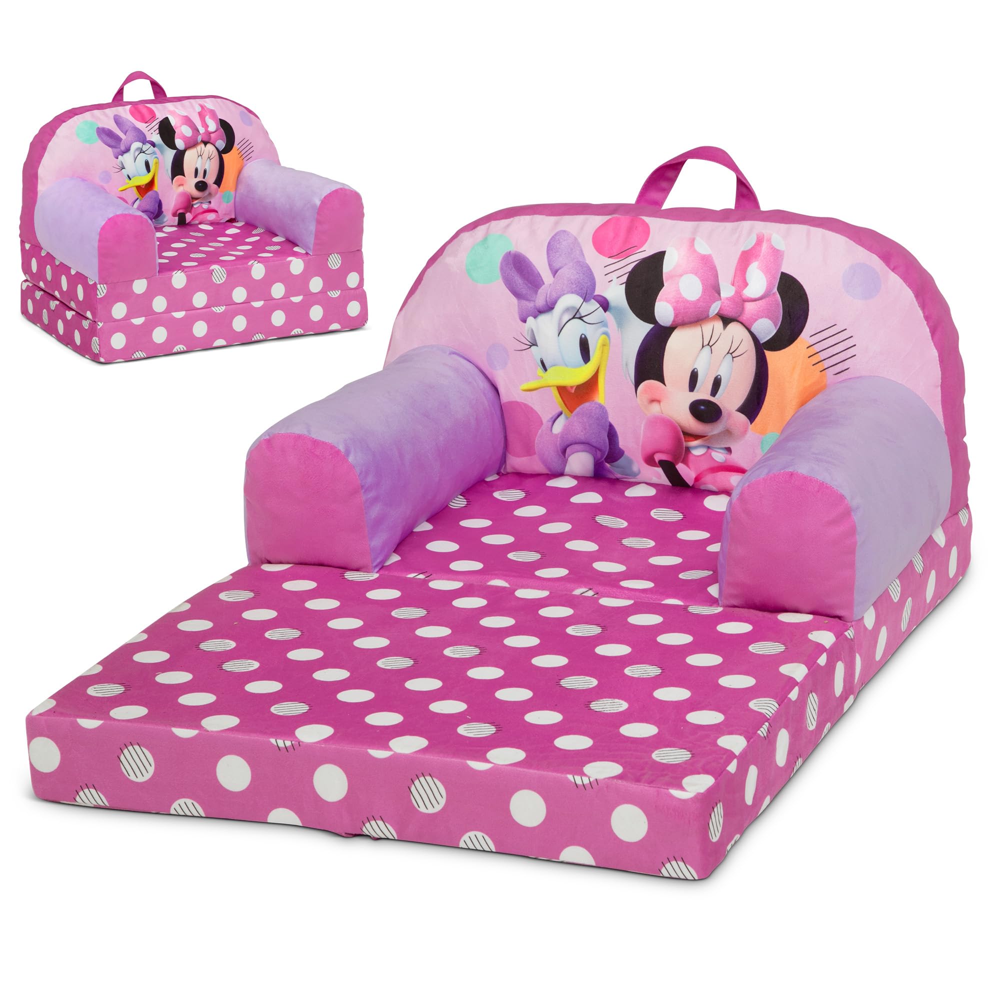 Amazon.com: Delta Children - Minnie Mouse Cozee Buddy Flip-Out Kids ...