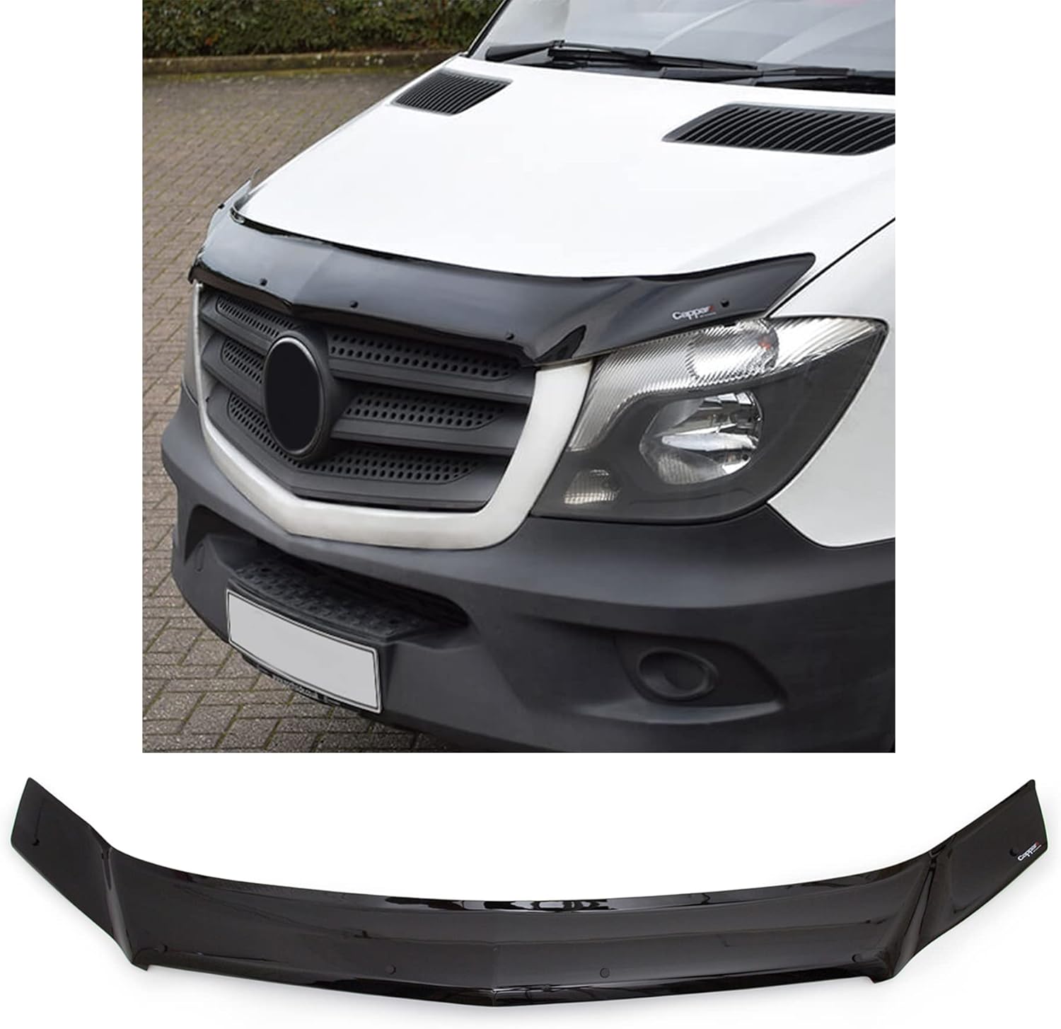 Amazon.com: for Mercedes Sprinter W906 Hood Deflector Guard 2014 2015 ...