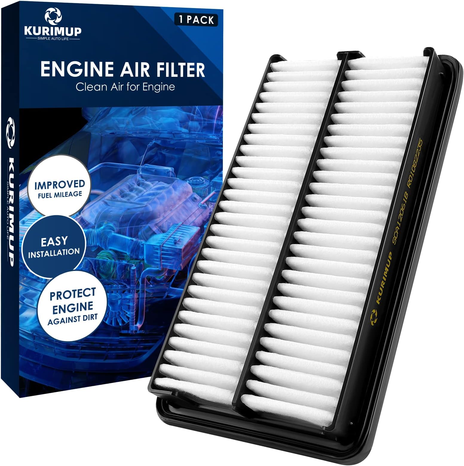 Amazon.com: Spearhead MPG Defense Max Thrust Engine Air Filter For All ...