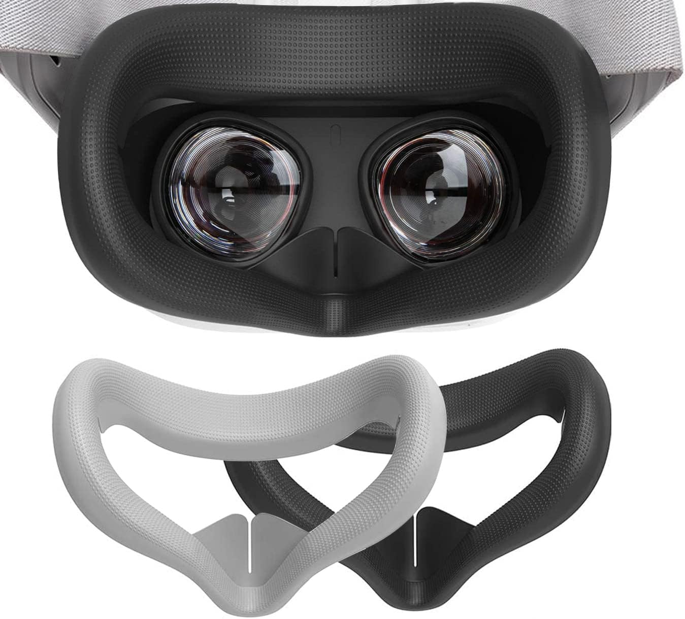 Amazon.com: 2 PCS Silicone VR Face Cover for Oculus Quest 2, Oculus ...