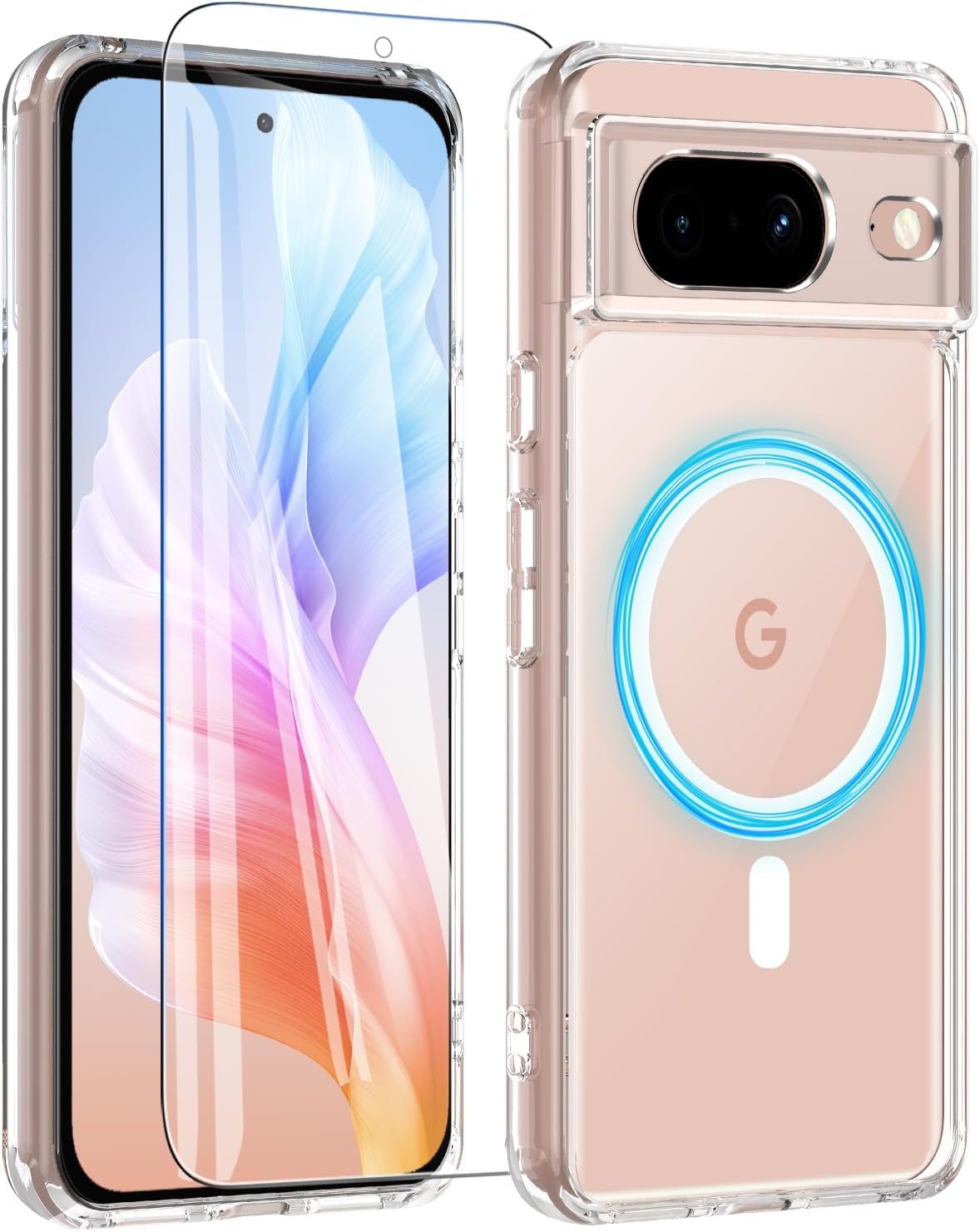 Hensinple for Google Pixel 8 Case, Magnetic Case for Google Pixel 8 ...