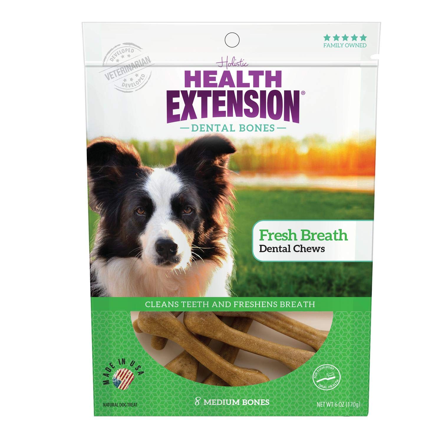 Health Extension Dog Chew Bone Treats, Puppy Training Treat, Medium ...