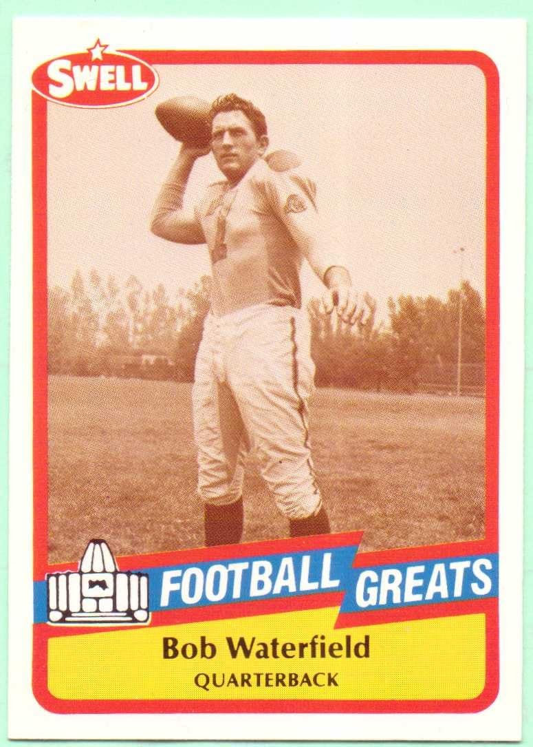 Amazon.com: Bob Waterfield 1989 Swell Football Greats #29 - Los Angeles ...