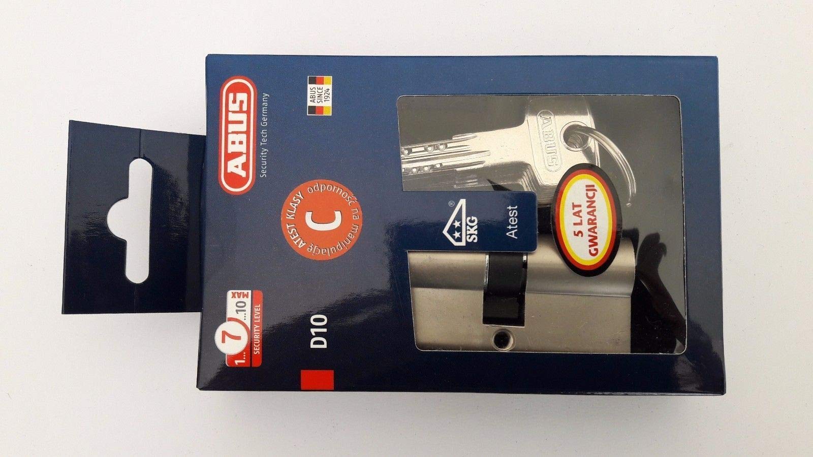 ABUS D10 SKG High Security Cylinder Lock Grade 7 (35/45) - Amazon.com