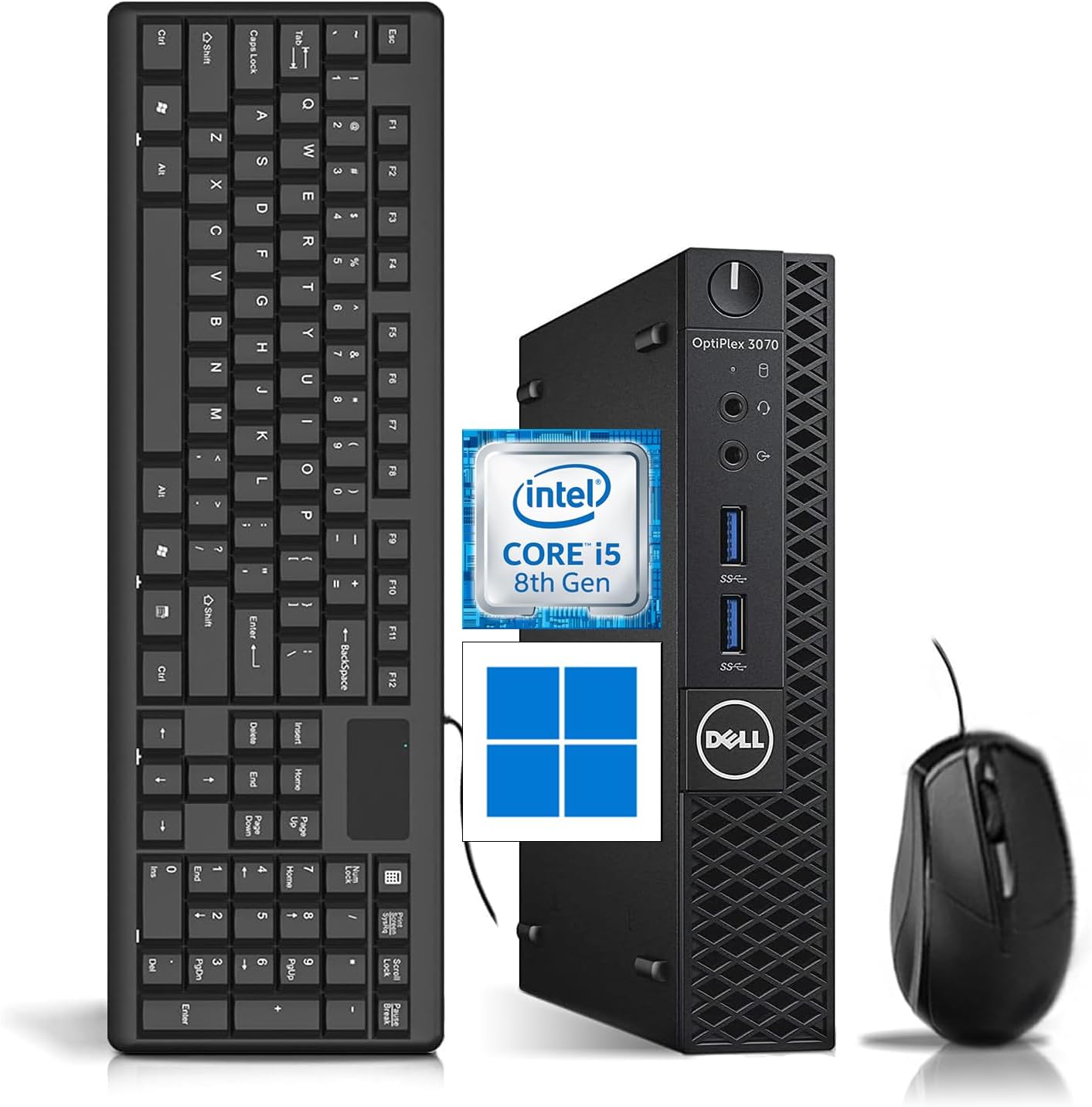 Amazon.com: Dell 3070 Optiplex Micro Desktop PC, Windows 11 Pro Mini ...