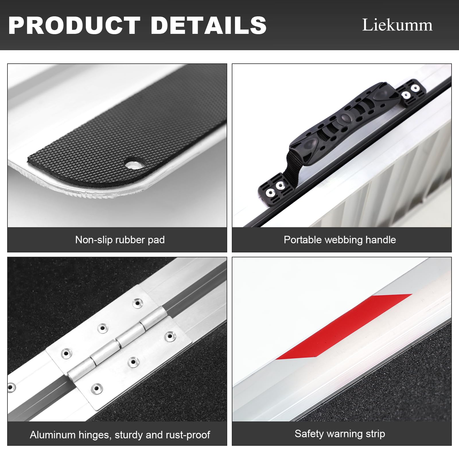 Snapklik.com : 4FT Wheelchair Ramp, 29.9" Wider Portable Wheelchair ...