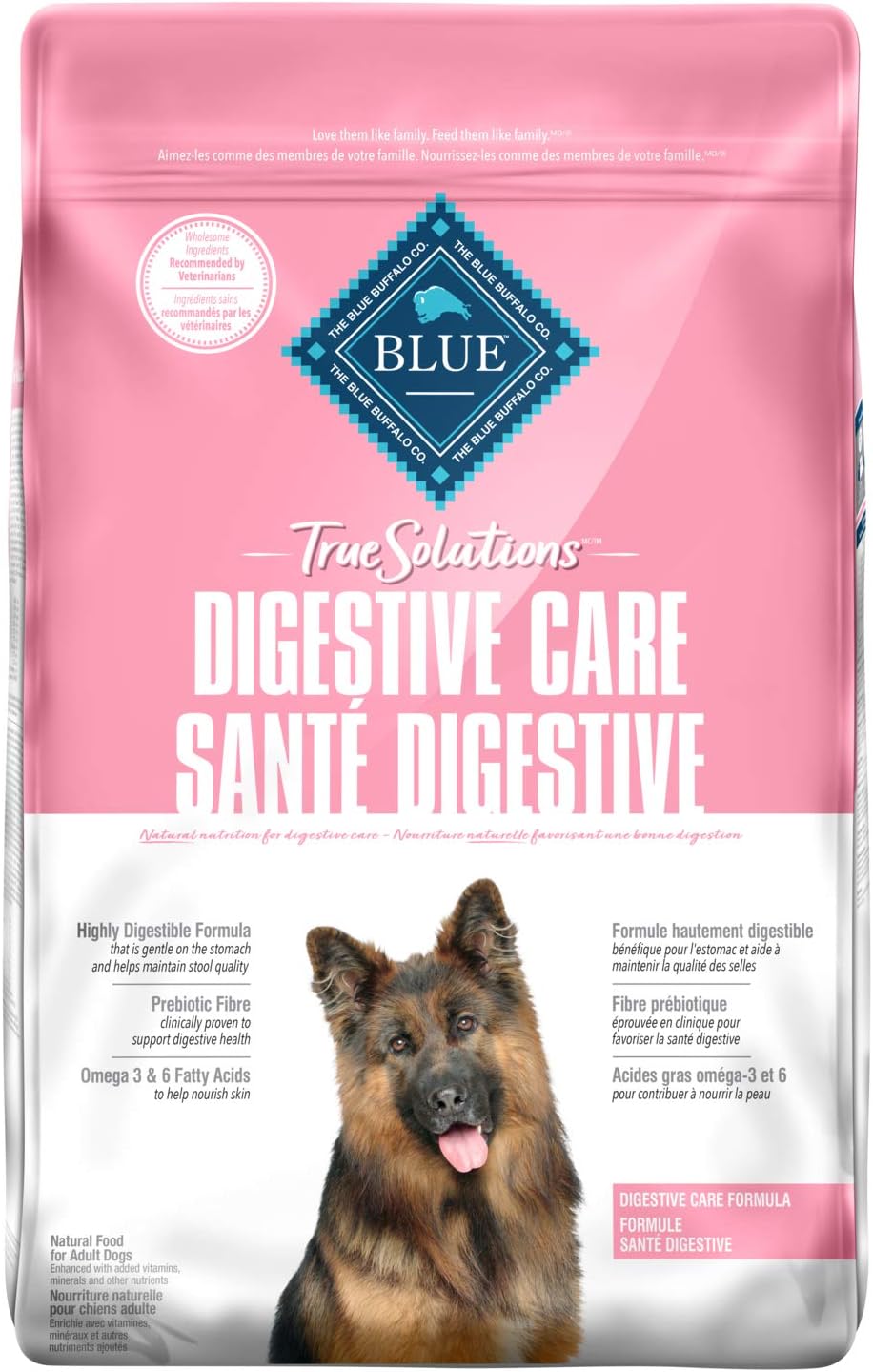 Blue Buffalo True Solutions Natural Digestive Care Adult Dry Dog Food, Chicken 22-lb : Amazon.ca ...