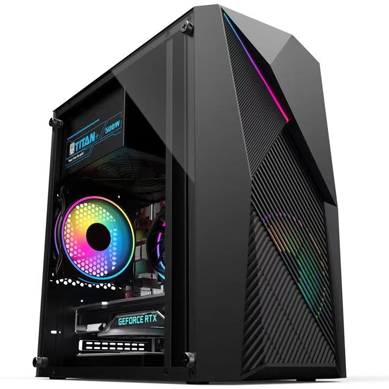 Snapklik.com : Micro ATX Tower Gaming PC Computer Case