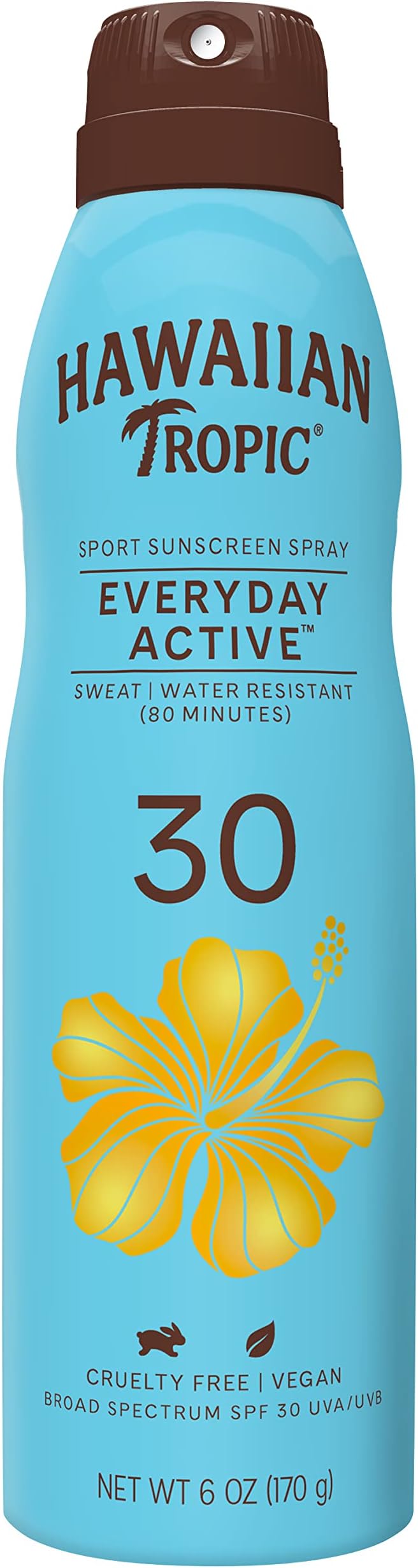 Amazon.com: Hawaiian Tropic Everyday Active Clear Spray Sunscreen SPF ...