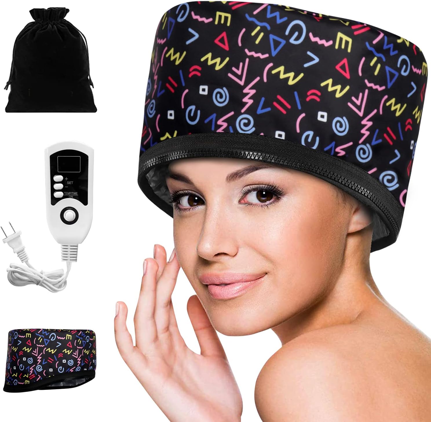 Amazon.com : Tifara Beauty Deep Conditioning Cordless Heat Cap for Spa ...