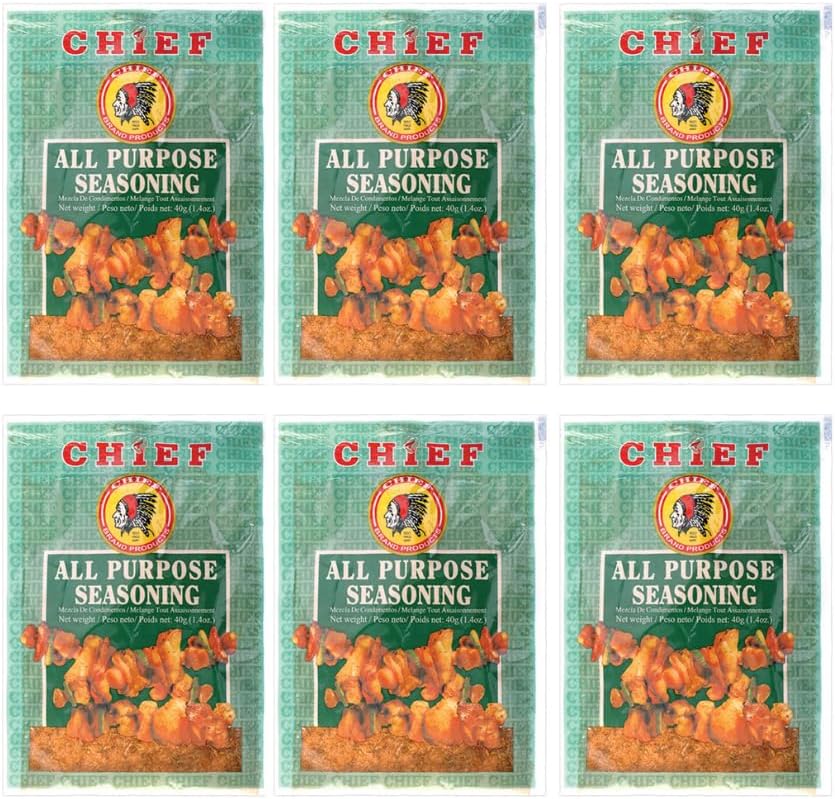 Amazon.com : Chief All Purpose Seasoning Pack of 6 (Pack of 6 All ...