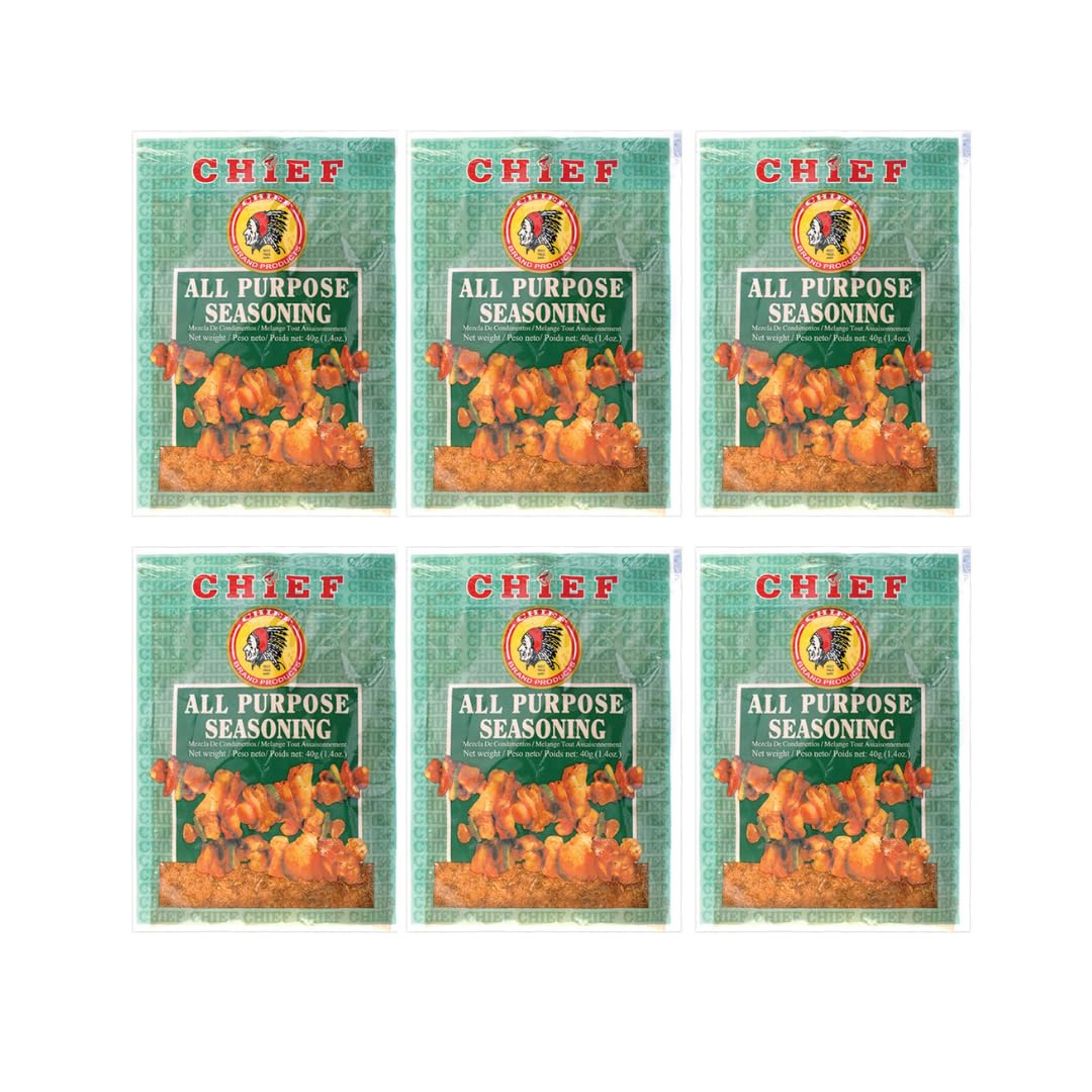 Amazon.com : Chief All Purpose Seasoning Pack of 6 (Pack of 6 All ...