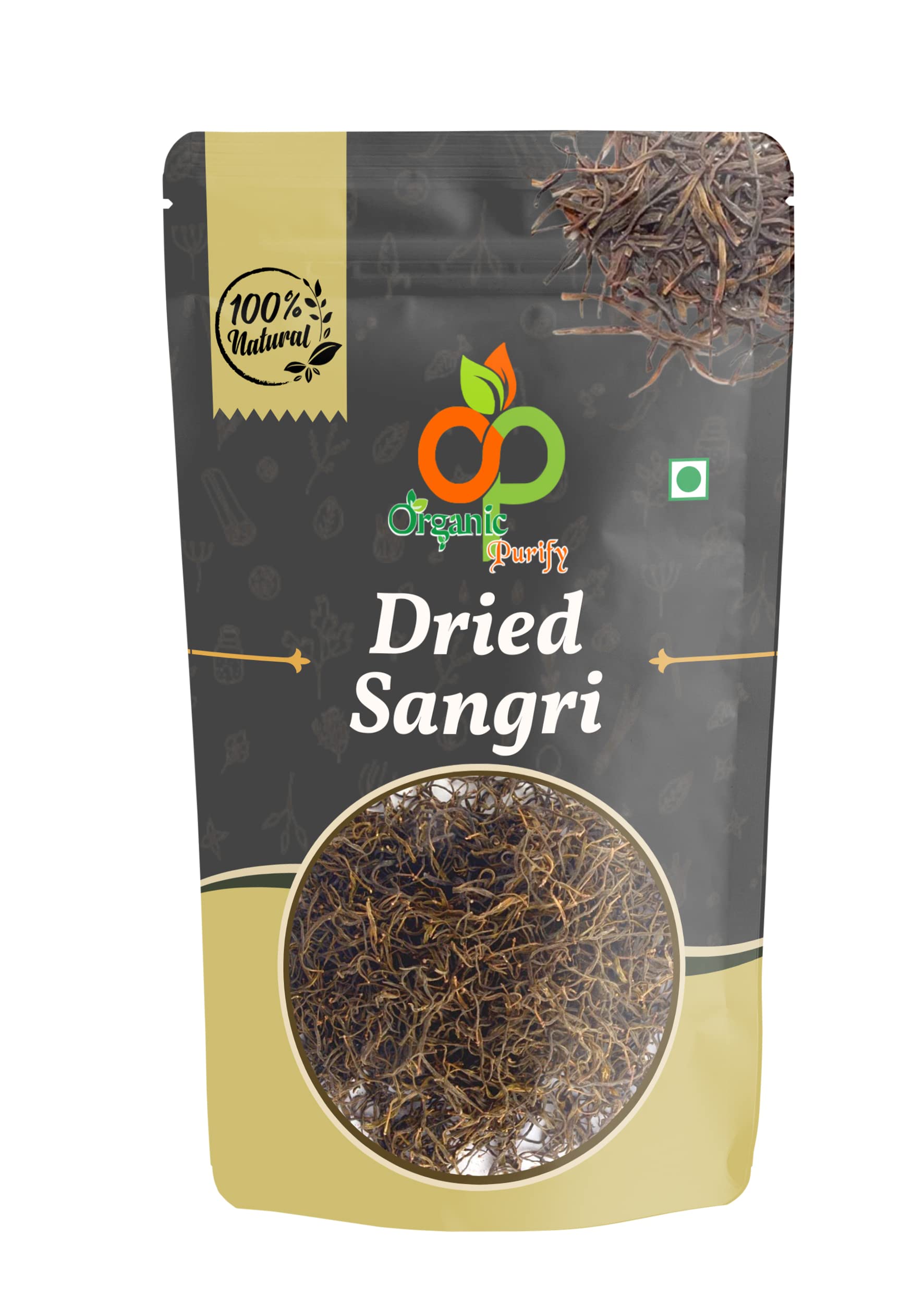 Organic Purify DRIED SANGRI 400GM (DESERT RAJASTHANI BEANS) : Amazon.in ...