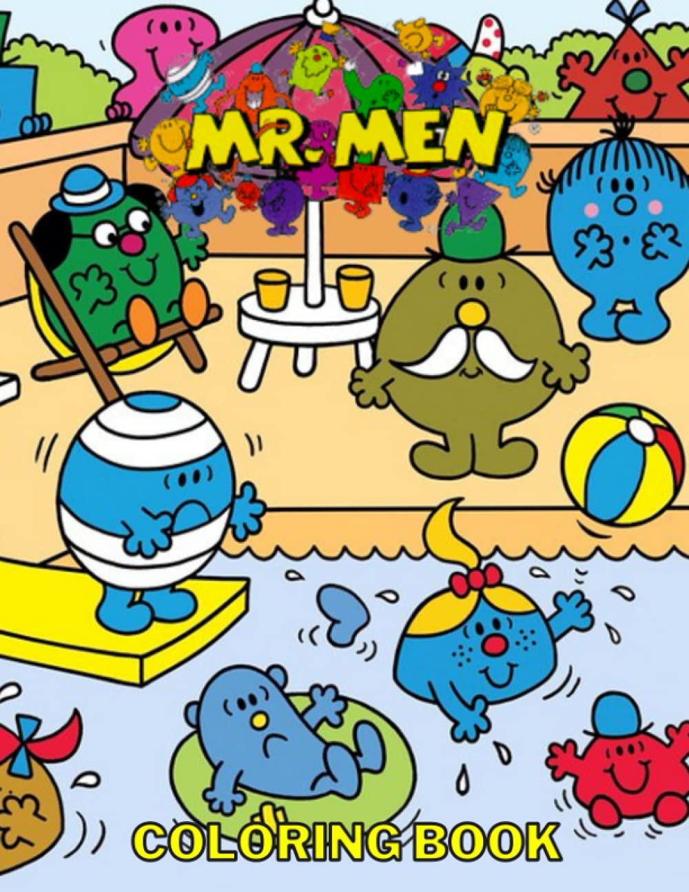 Mr Men Coloring Book Colour Mr Men Highest Quality Illustrations ...