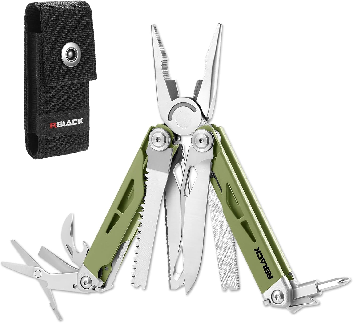 Multitool, 21-in-1 Multi Tool Pliers with Safety Locking and Spring ...