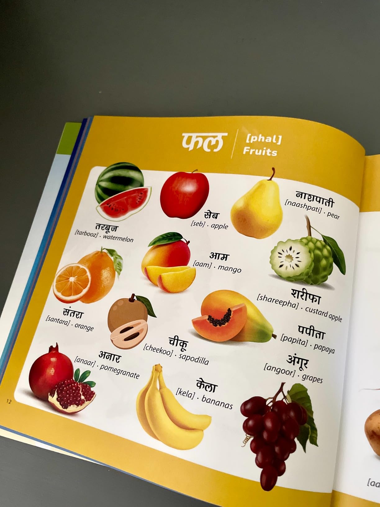 My First Hindi Words. Hindi-English Book for Bilingual Children ...