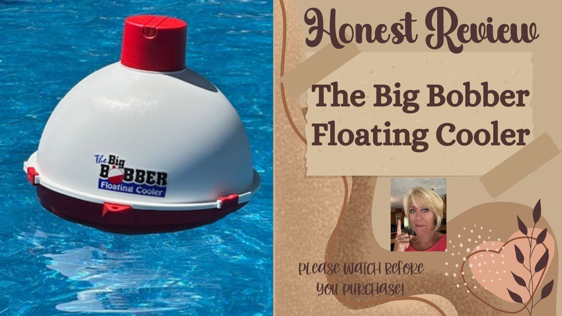Watch The Big Bobber Floating Cooler on Amazon Live