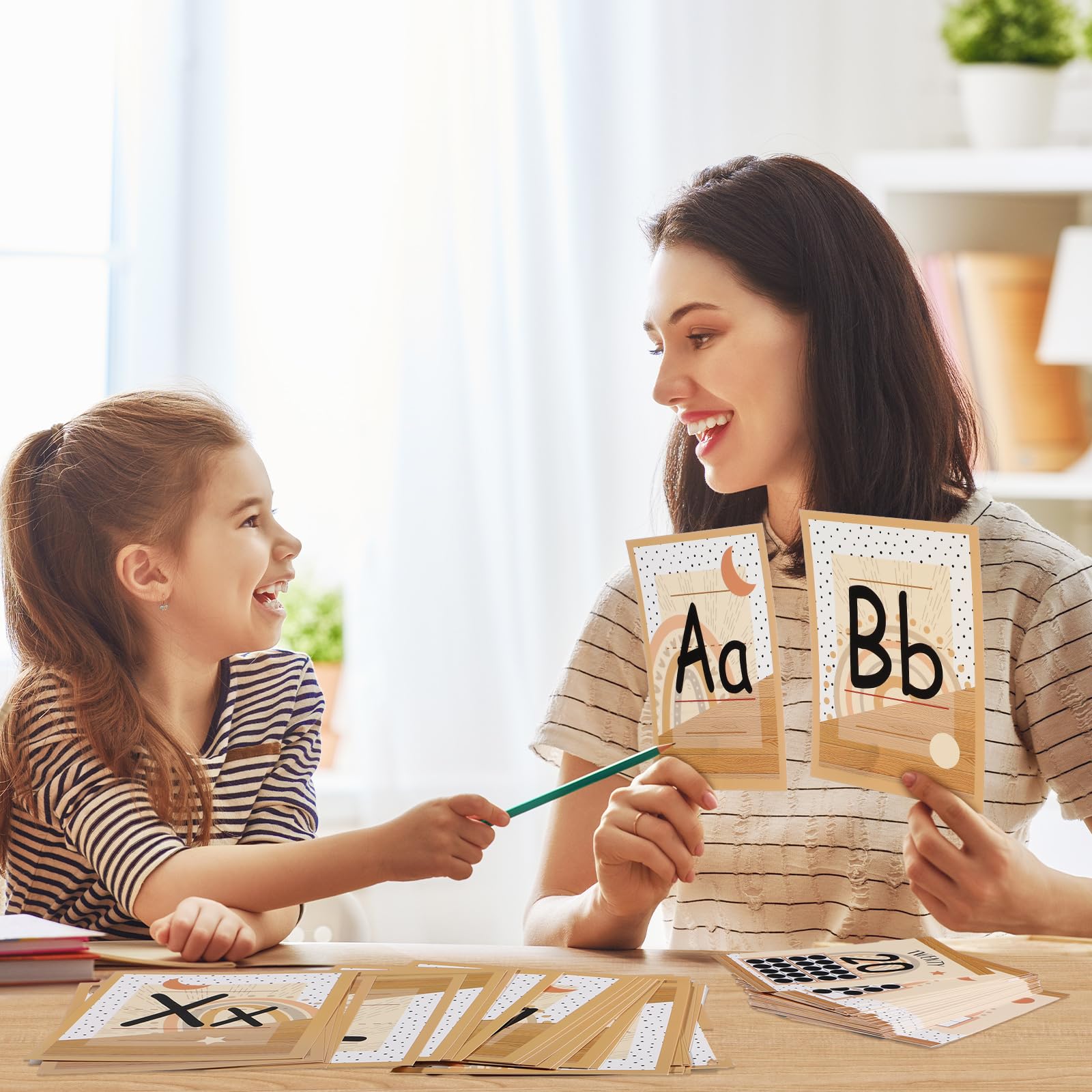 Snapklik.com : 46 Pcs Alphabet And Number Bulletin Board Set Boho ...