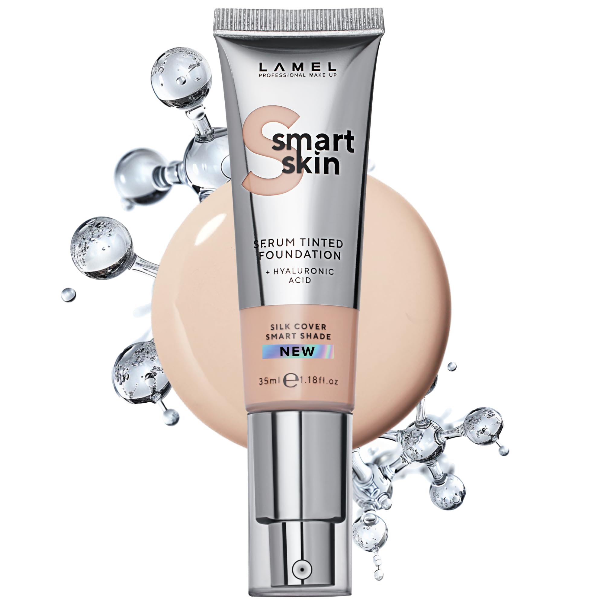 Amazon.com : LAMEL Smartskin Serum Tinted Foundation - Hydrating ...