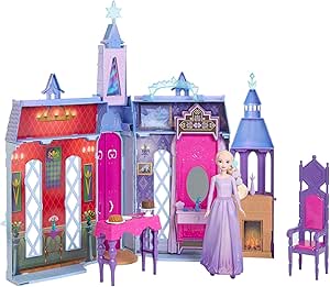 Disney Castle Arendelle Frozen Doll House (+60cm) with Elsa Doll, 4 ...