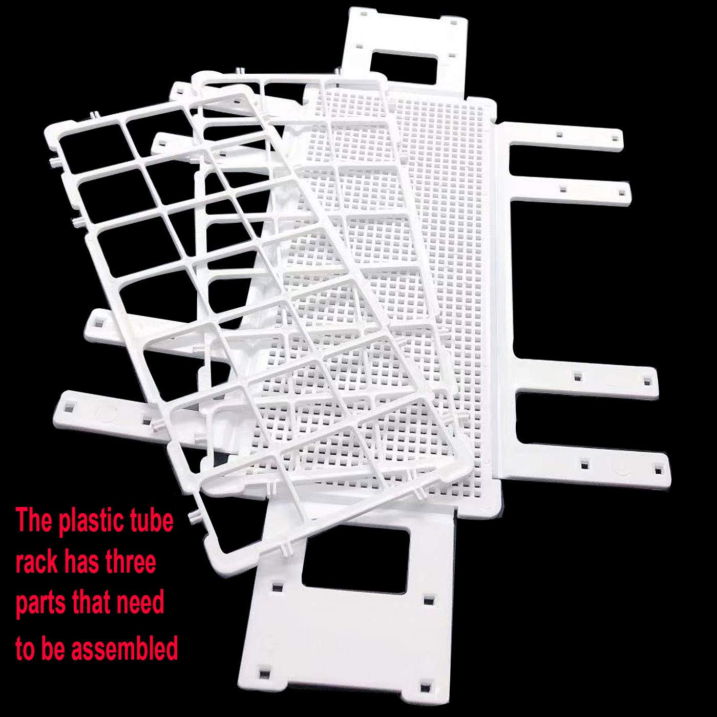 Snapklik.com : Luckkyme Plastic Test Tube Rack 2 Pack 21 Holes Lab Test ...