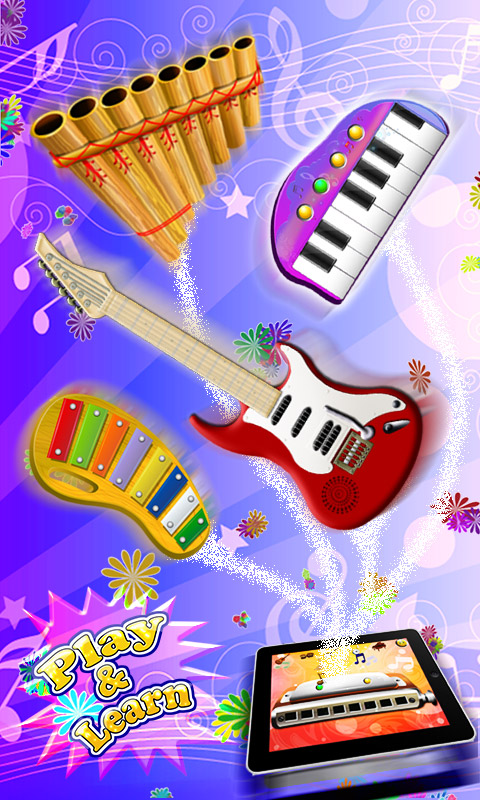 Music Sparkles – All in One Musical Instruments Collection HD-Amazonアプリ ...
