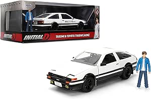 Amazon.com: Jada Initial D 1986 Toyota Trueno - Includes Takumi Fujiwara Metal Figure ...