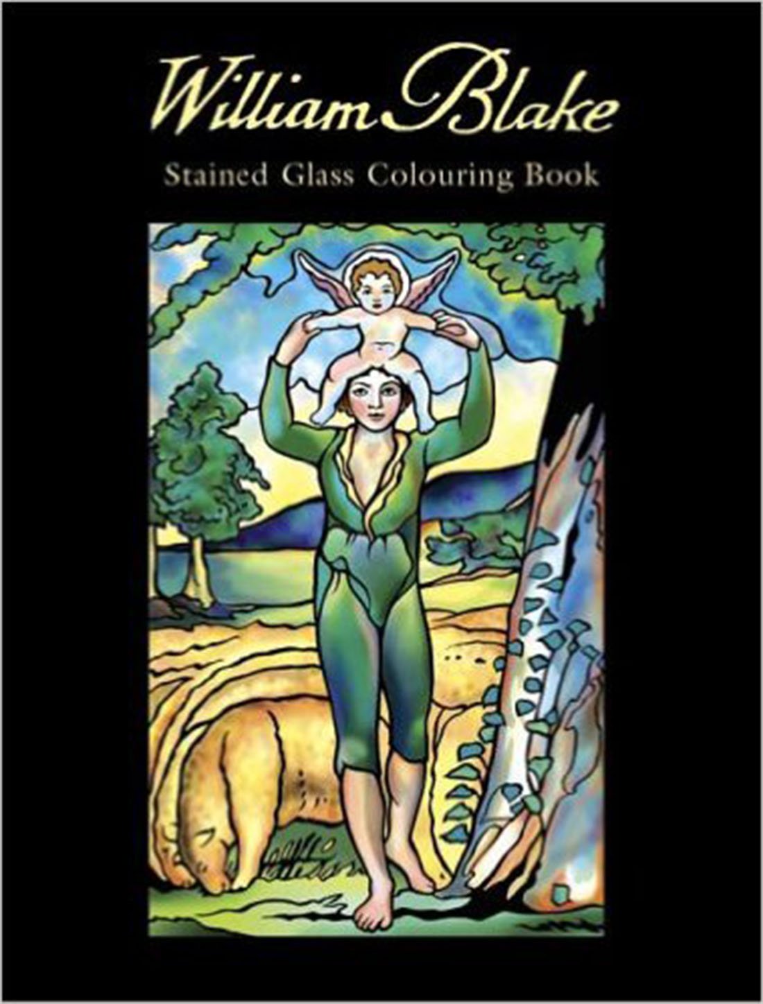William Blake Stained Glass Colouring Book: Blake, William, Noble ...