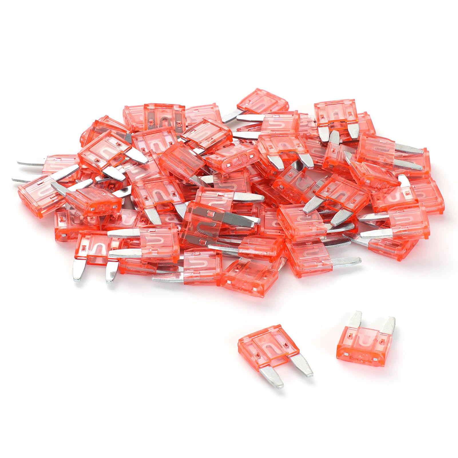 Snapklik.com : (60Pcs) 40 Amp Mini Car Fuses, 40A Automotive Fuses ...