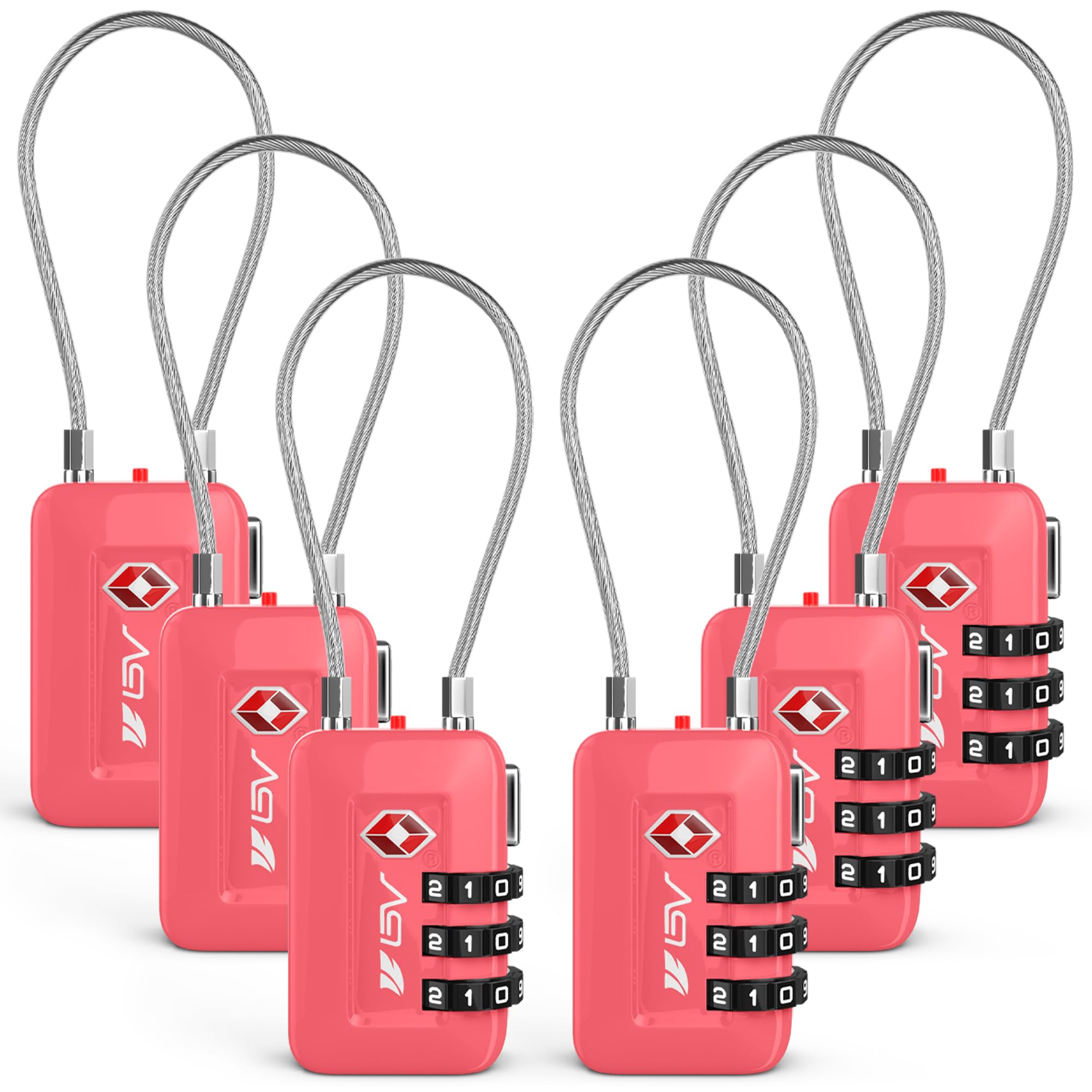 Snapklik.com : TSA Approved Luggage Travel Lock, Set-Your-Own ...