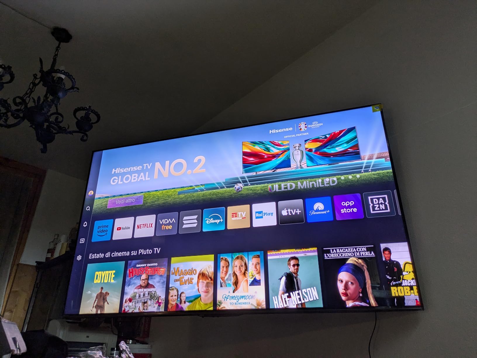 Hisense TV 65" Mini-LED 4K 65U72NQ, Smart TV VIDAA U7, Dolby Vision IQ, HDR 10+ Adaptive, 144Hz ...