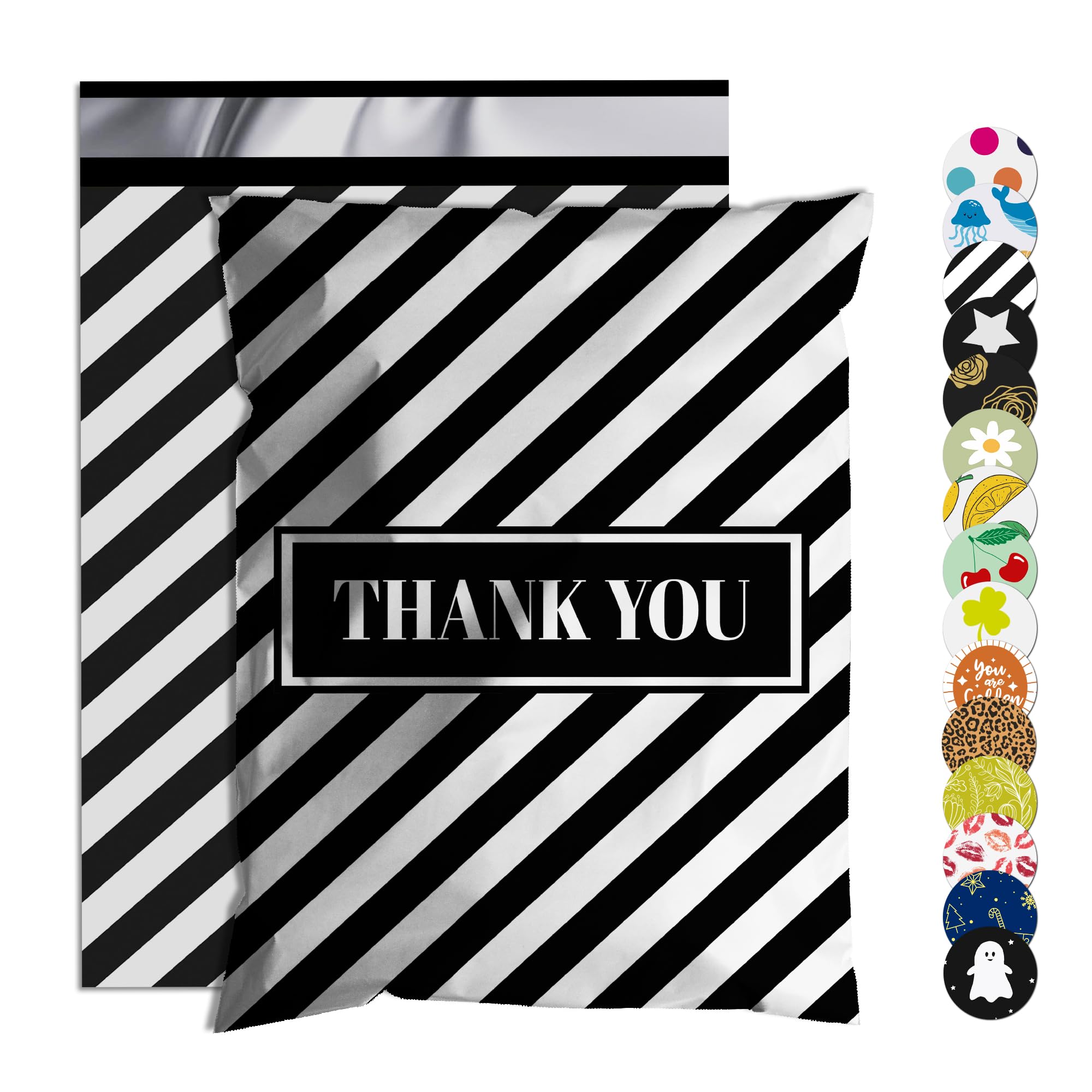 Amazon.com : Jowlroel Thank You Poly Mailer 14.5x19 Inch 50 Pcs ...