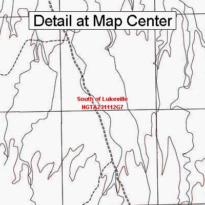 Amazon.com : USGS Topographic Quadrangle Map - South of Lukeville ...