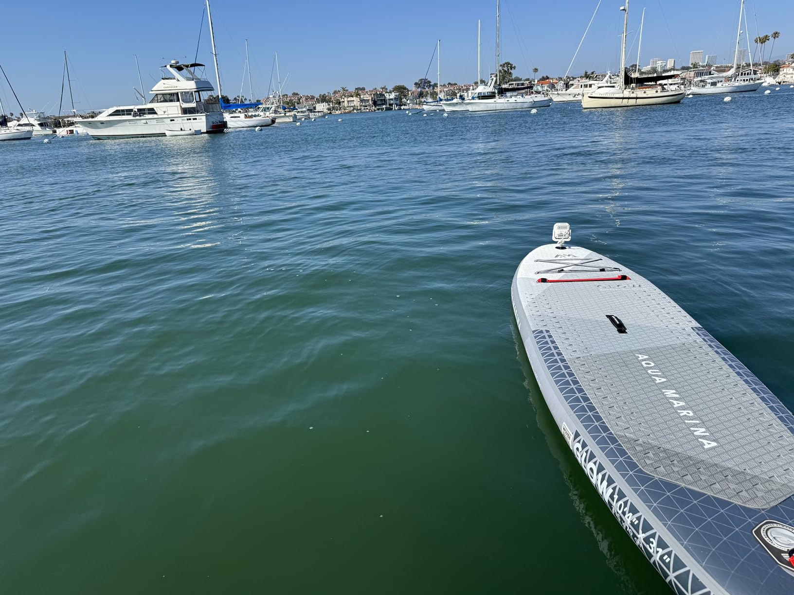 Amazon.com : Aqua Marina Glow 10' 4'' Inflatable Stand Up Paddle Board ...