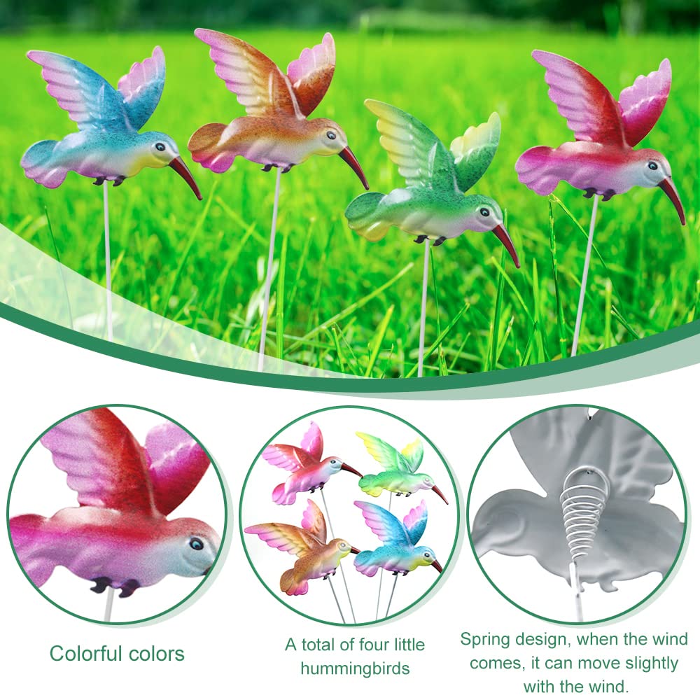 Hummingbird Metal Garden Stake Hummingbird Garden Stakes | Hummingbird