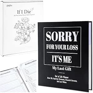 Amazon.com : gisgfim End of Life Planner Organizer Binder Notebook I'm ...