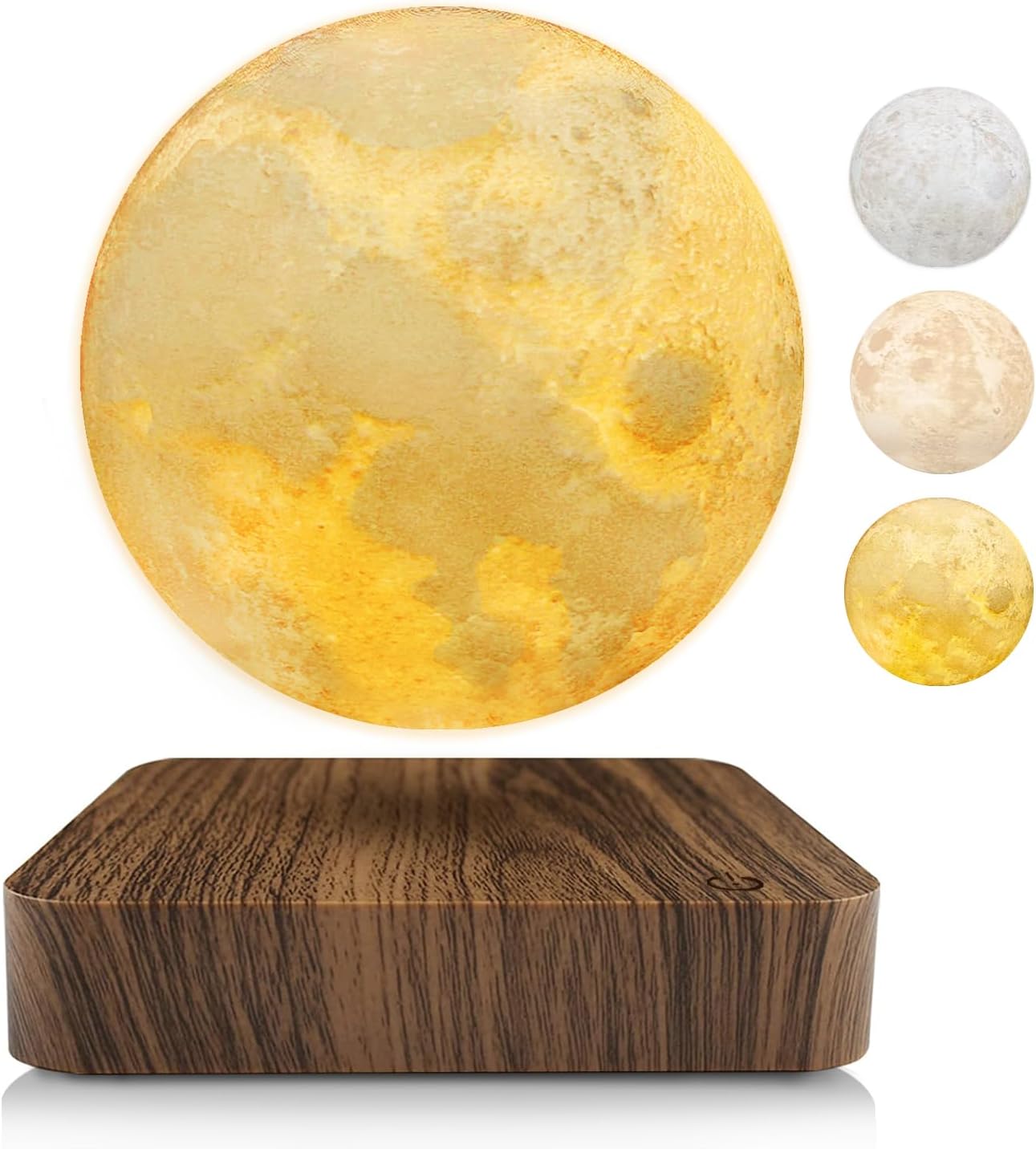 VGAzer Levitating Moon Lamp,Floating and Spinning in Air Freely with 3D ...
