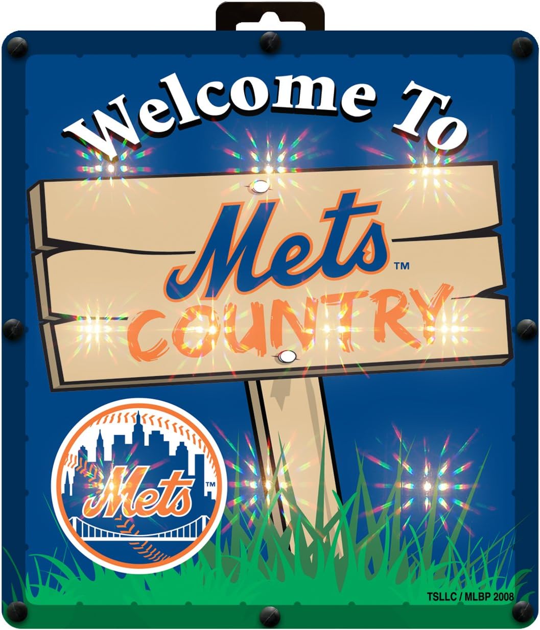 Amazon.com : MLB New York Mets Window Sign : Sports Fan Home Decor ...