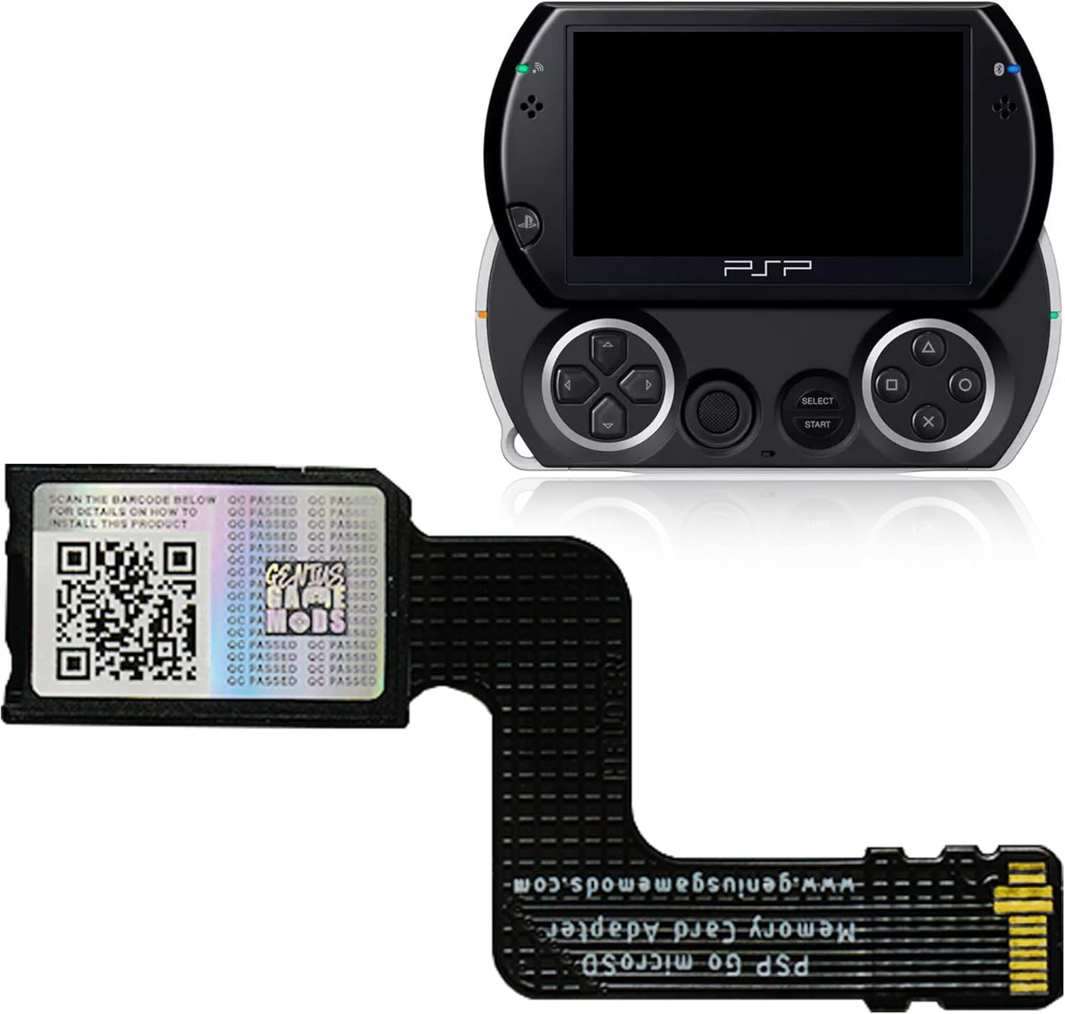 Amazon.com: PSP Go Micro SD Memory Card Adapter : Video Games