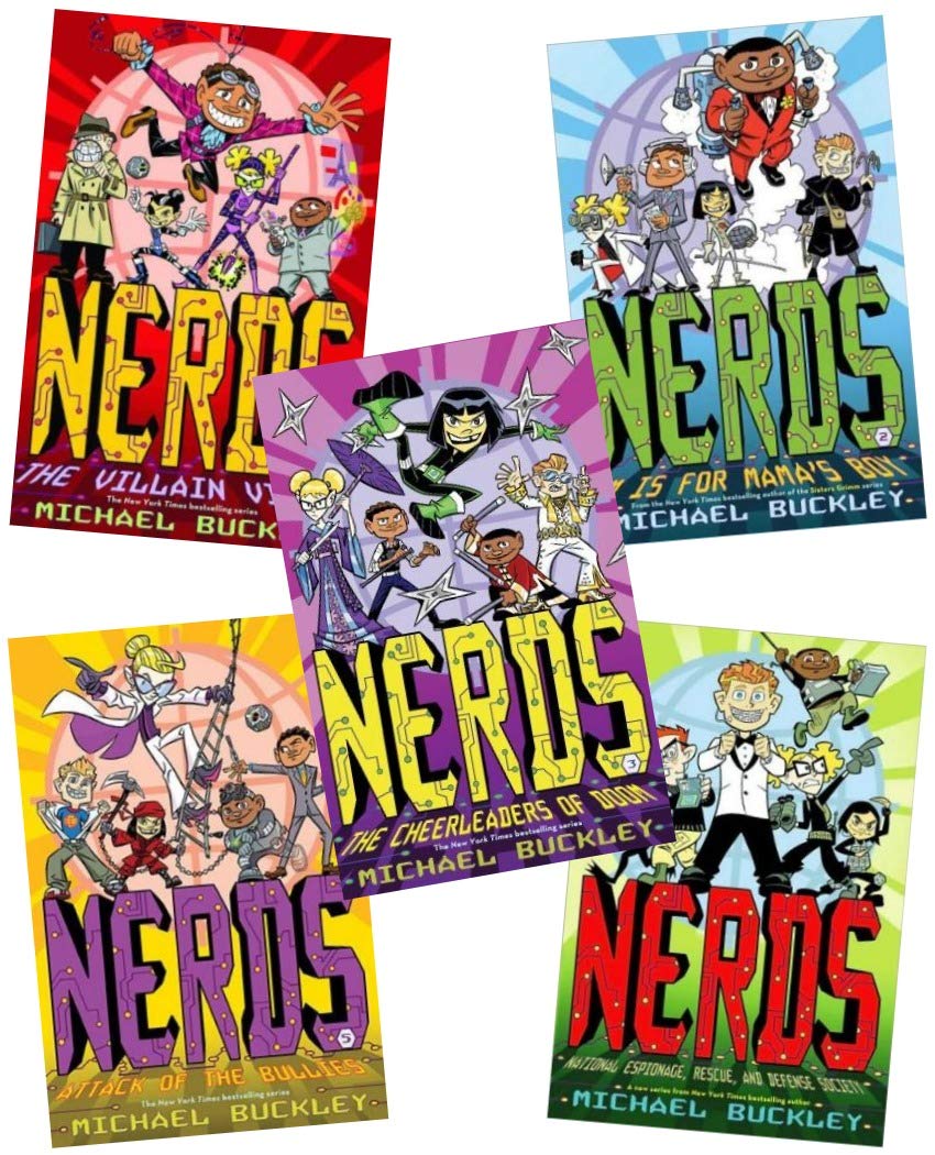 Nerds Series Collection Michael Buckley 5 Books Set (NERDS (National ...