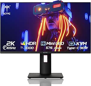 Amazon.com: KTC Computer Monitor, Widescreen Display (2K miniled, 43 ...