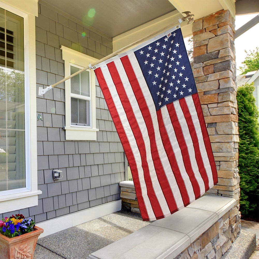 Snapklik.com : 1 Inch Aluminum Wall Mount Flag Pole Bracket In Multi ...