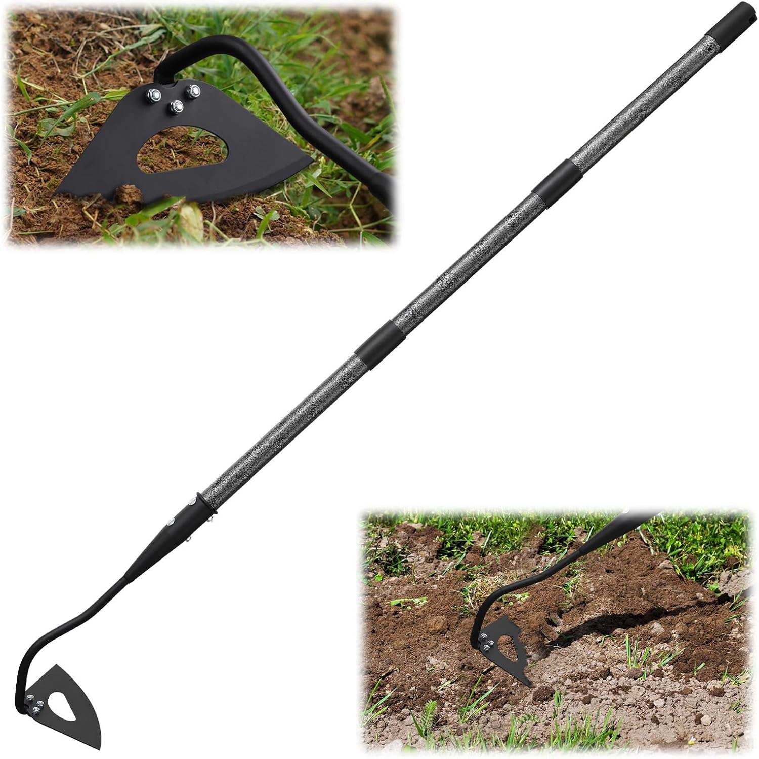 Amazon.com : EUIJOIP Hoe Garden Tool, 70 Inch Long Handle Hollow Hoe ...