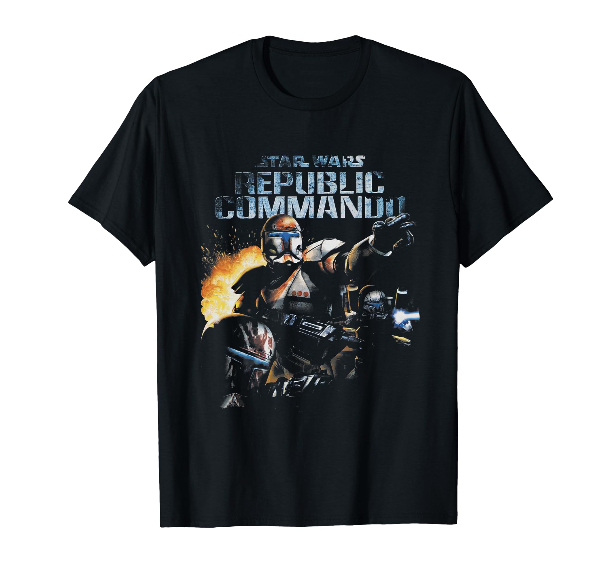 Amazon.com: Star Wars Republic Commando Video Game T-Shirt : Clothing ...
