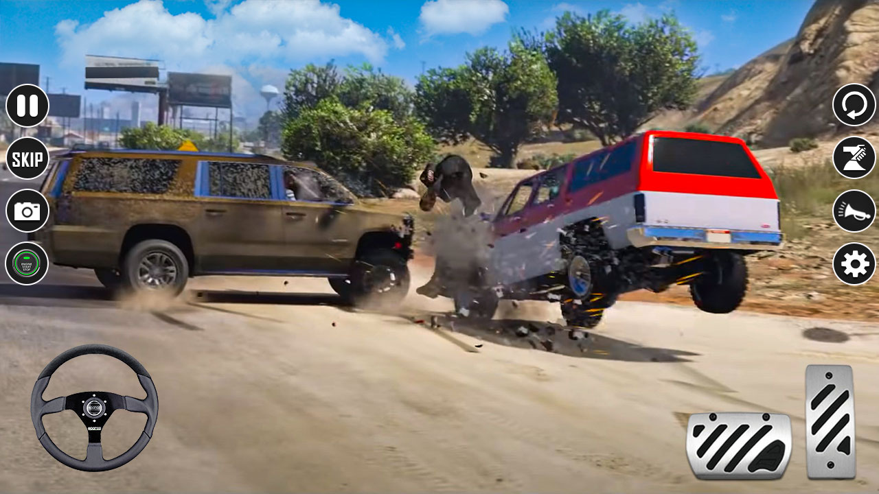 Mega Car Crash Simulator 3D 2024: Car Crash Compilation Accident ...