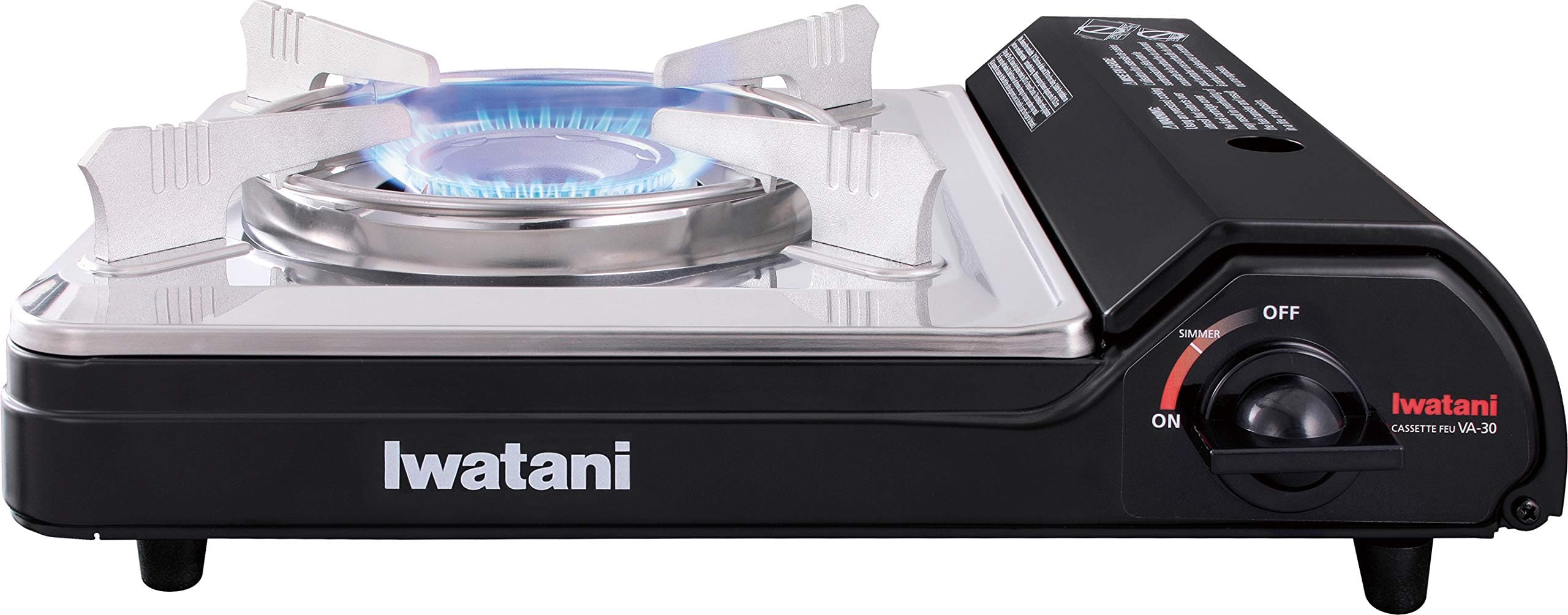 Amazon.com: Iwatani Cassette Feu Butane VA-30 Camp Stove, one, Black ...