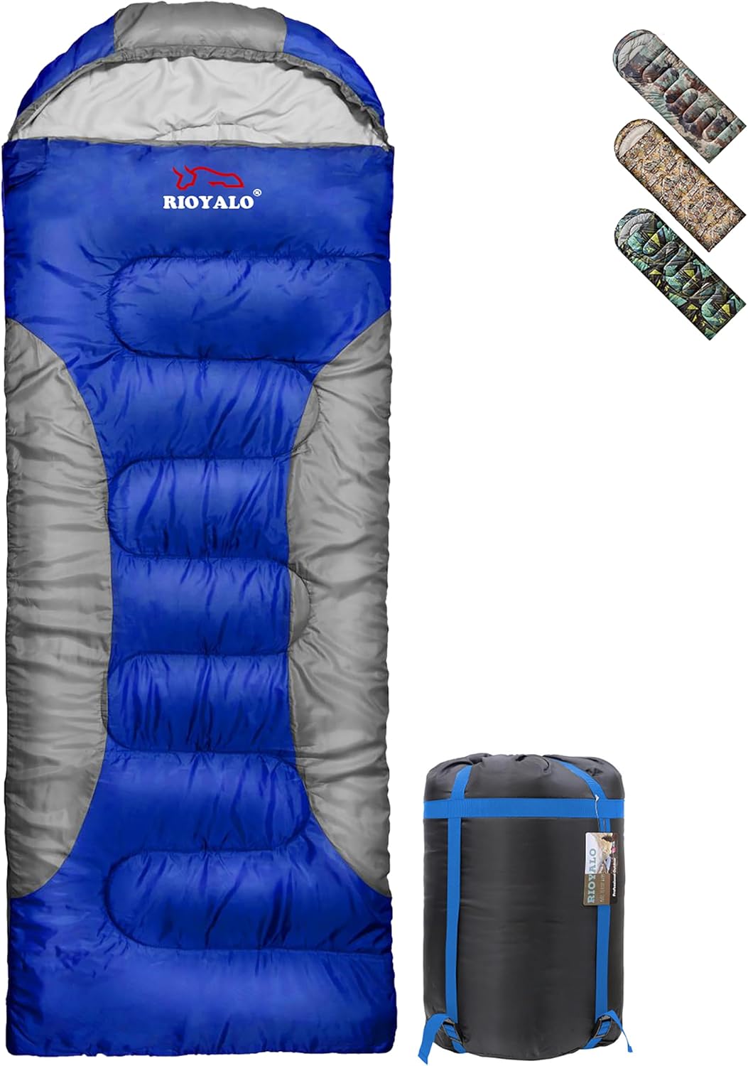 RIOYALO 5°F Cold Weather Sleeping Bags for Adults Camping | Big and ...