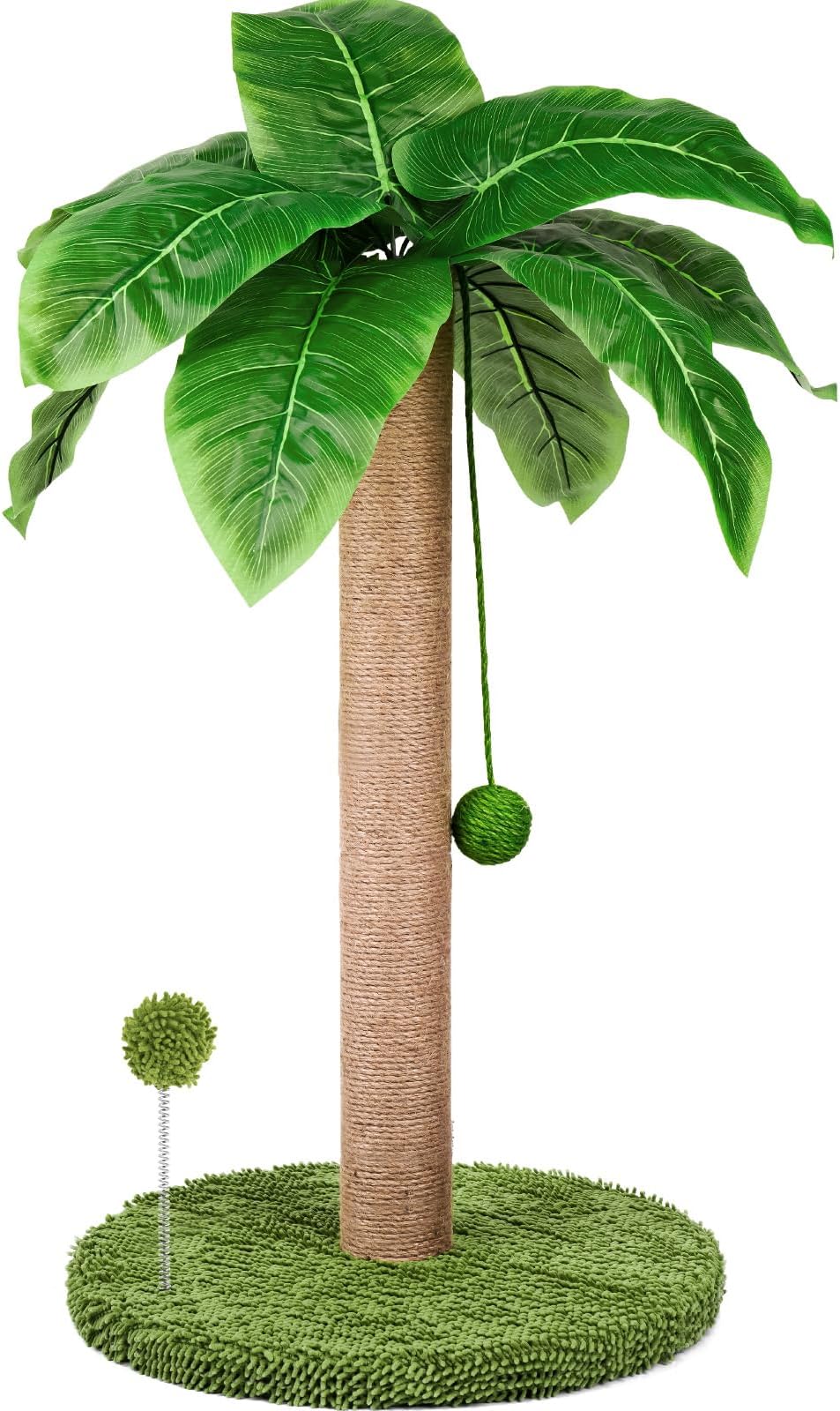 Amazon.com : ZooZoo Cat Scratching Post, Cat Coconut Palm Tree for ...