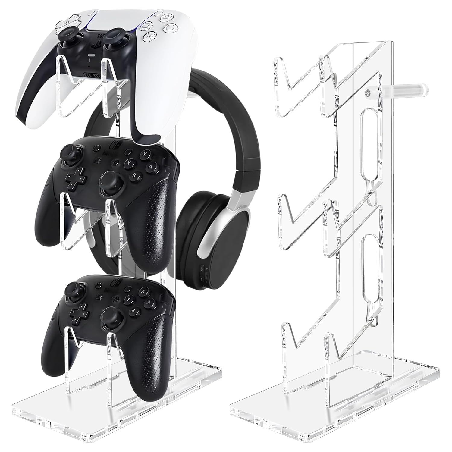 Amazon.com: FYY Game Controller Holder 3 Tiers - Universal Dual Stand ...