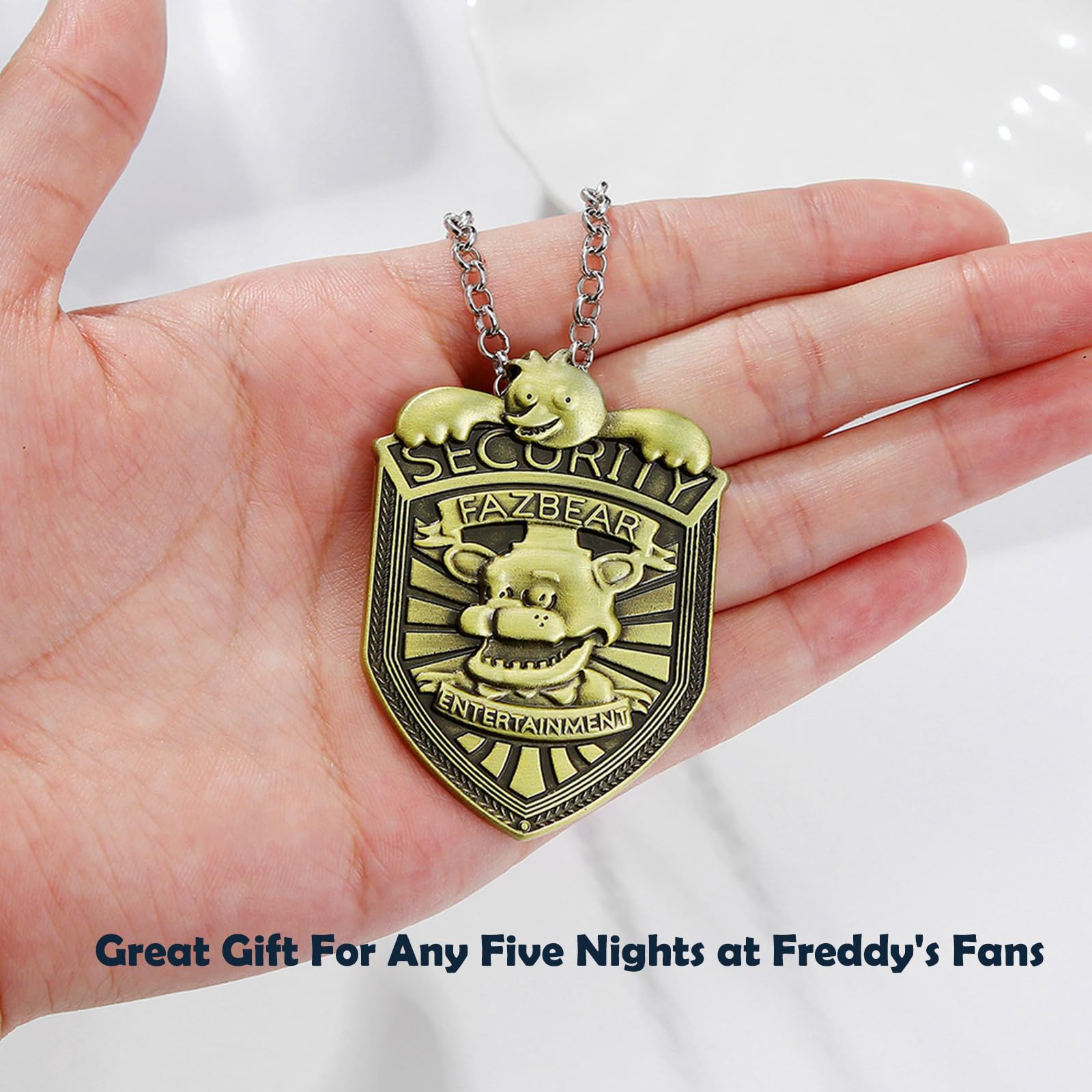 Snapklik.com : FNAF Security Guard Badge Necklace & Five Nights At ...